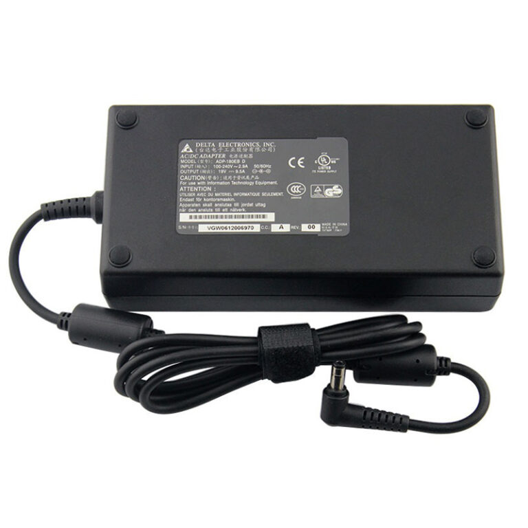 Original Sager 180W 19.5V 9.23A 5.5 2.5MM AC Adapter Charger - Laptop Parts Store
